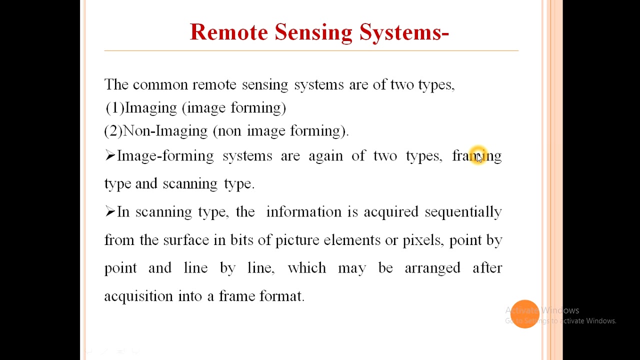 Unit 3 Lect 2 Remote sensing & its uses in Civil Engineering - YouTube