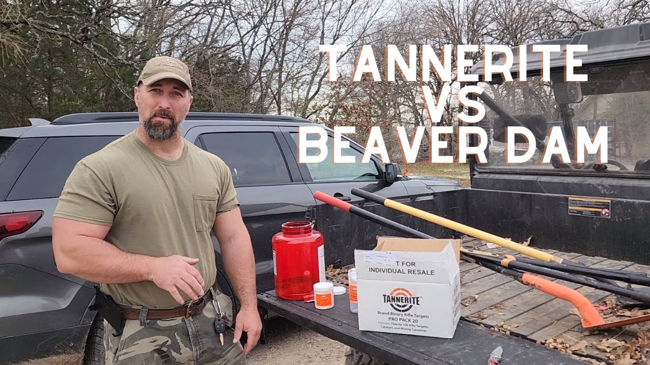 Using 10lbs of Tannerite to Dispose of Beaver Dam #homestead # ...