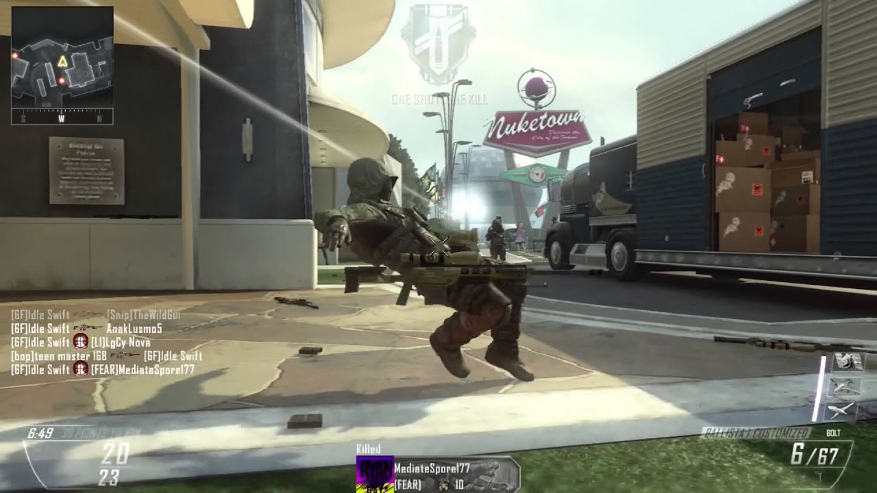 Split myself!? Quad!?! BO2 kill feed glitch - YouTube