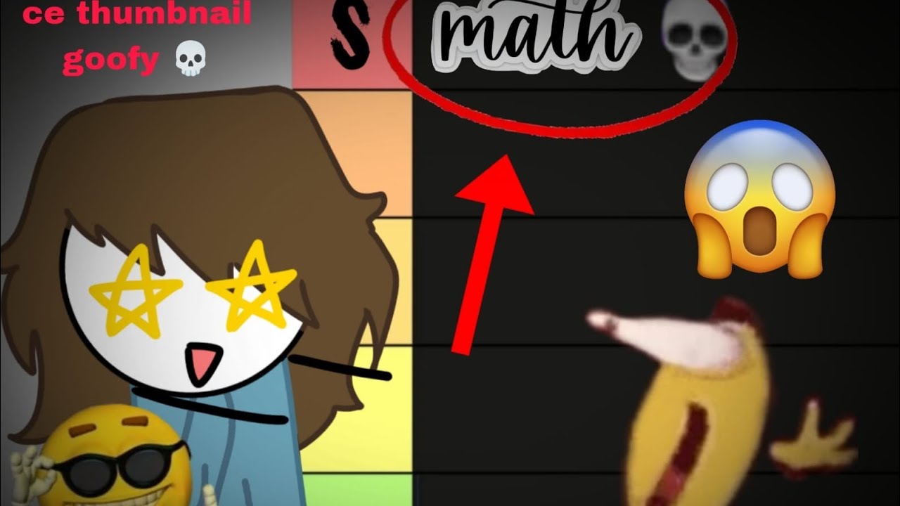 Tier list MATERII | Dau note materiilor scolare 🤑 - YouTube