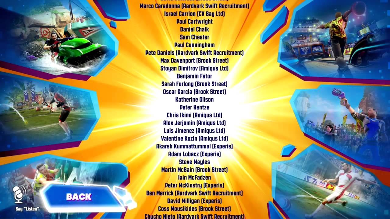 Kinect Sports Rivals Credits - YouTube