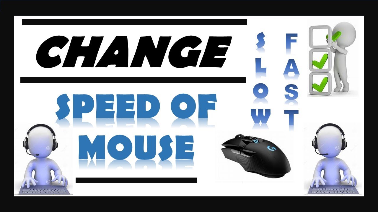 HOW TO CHANGE MOUSE POINTER DISPLAY SPEED ON YOUR PC - YouTube