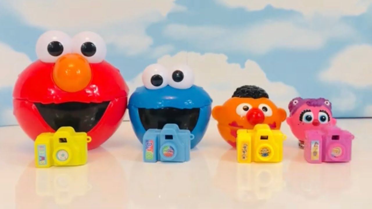 Nesting Stacking Heads Surprise Miniature Cameras - YouTube