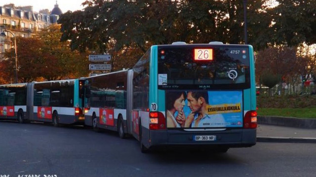 BUS 26 RATP - YouTube