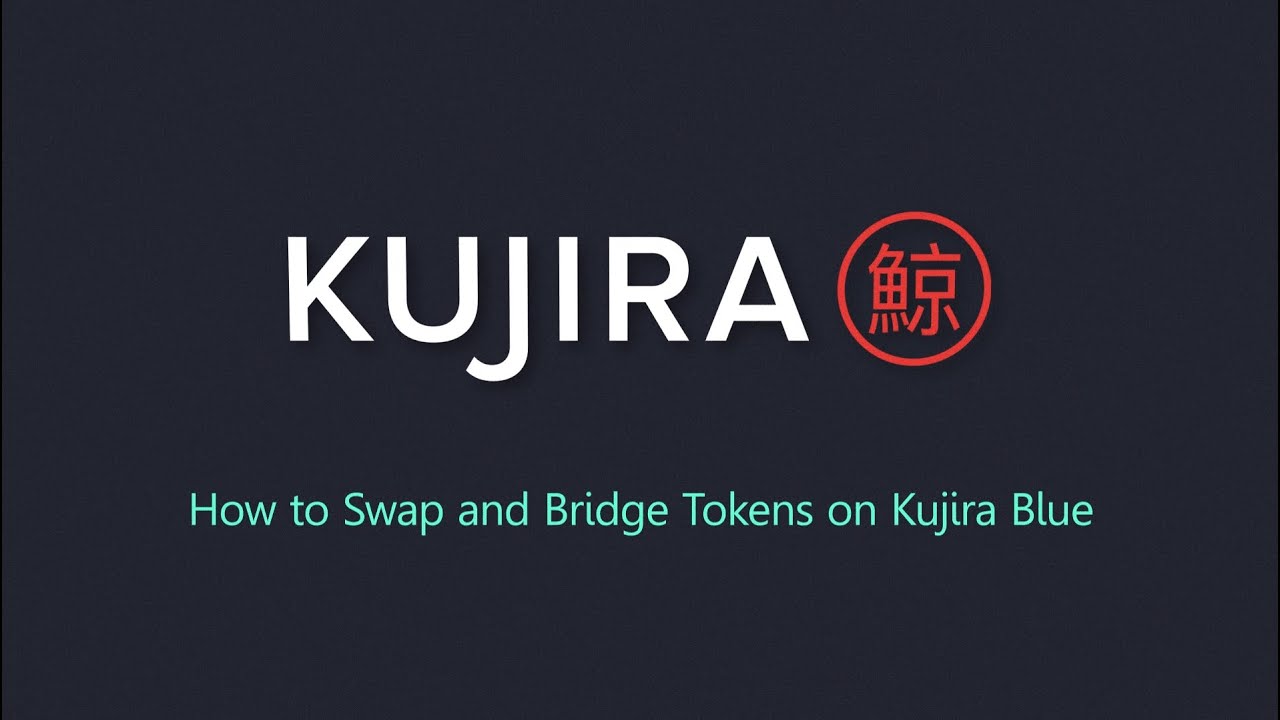 Kujira - How to swap and bridge tokens - YouTube