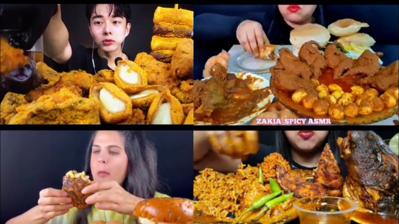 COCONUT MUTTON SPICY EGG LUCHI BIG HEAD CURRY - YouTube