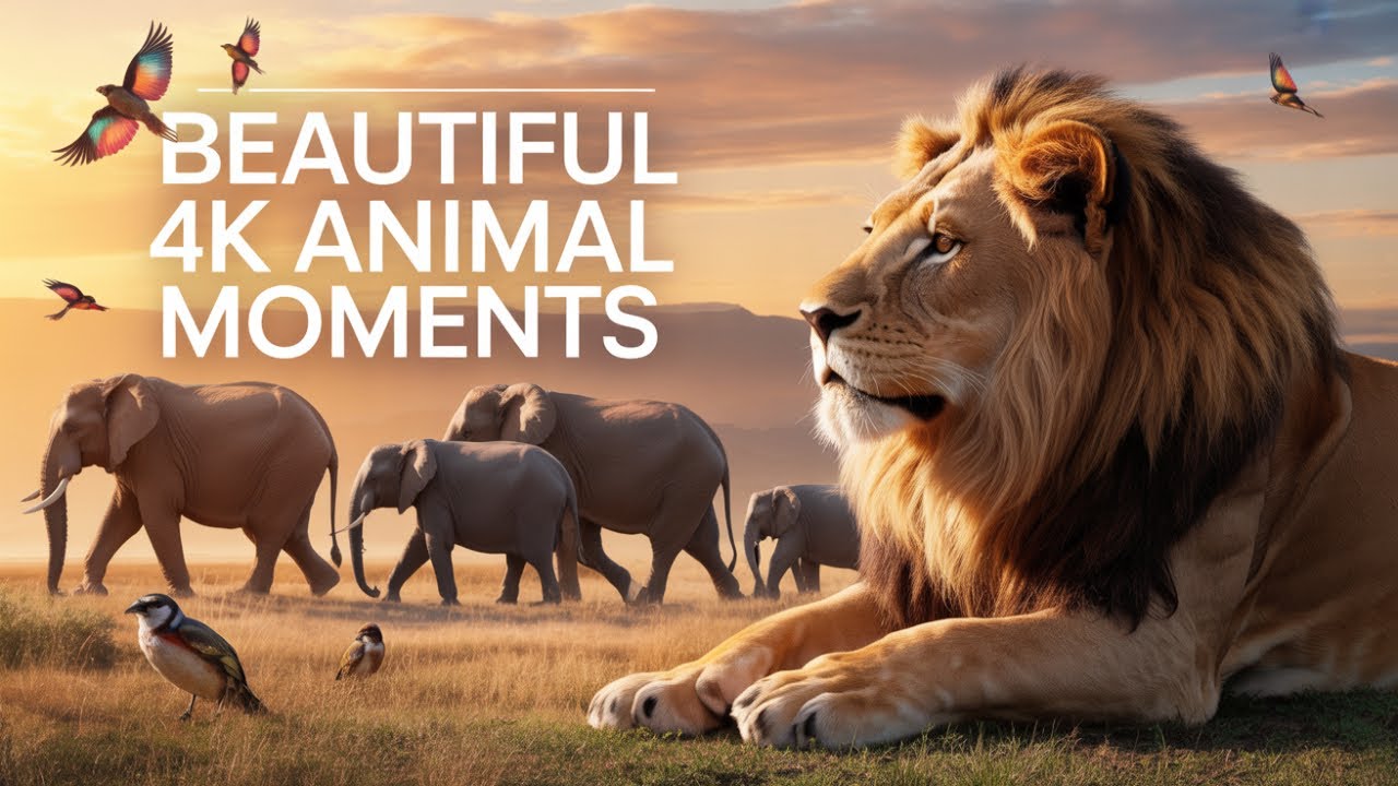 The Most Beautiful 4K Animal Moments Ever Filmed | Dolby Vision HDR ...