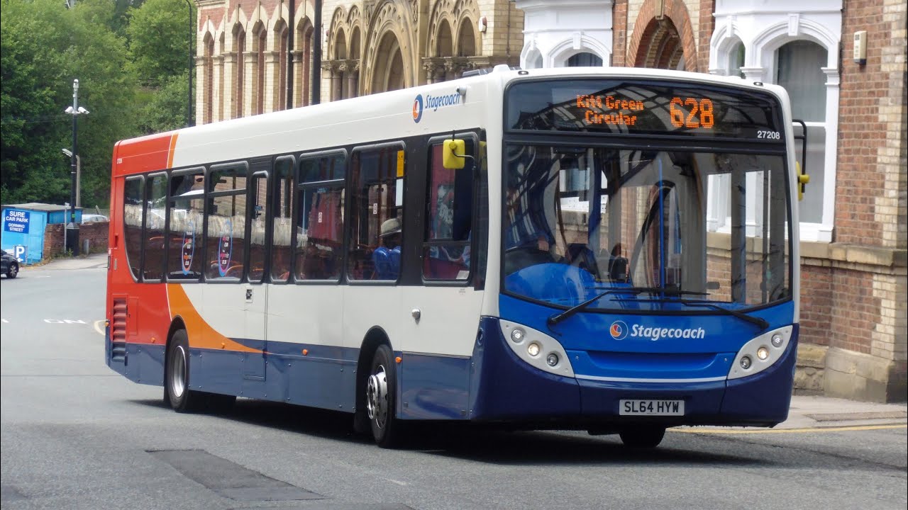 Stagecoach Wigan Alexander Dennis Enviro 300 27208 SL64 HYW - YouTube