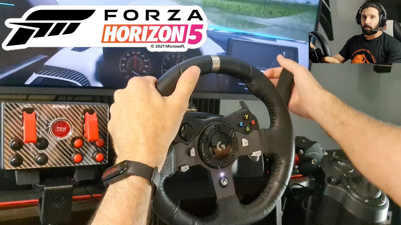 Handbrake, Button box, G920, Forza Horizon 5 - YouTube