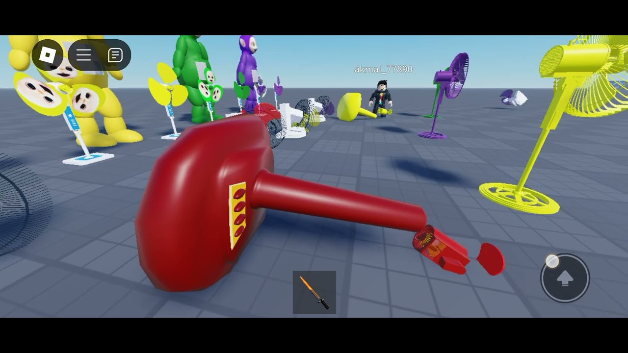 game kipas angin Teletubbies dan buah,dan aku bermain bersama ...