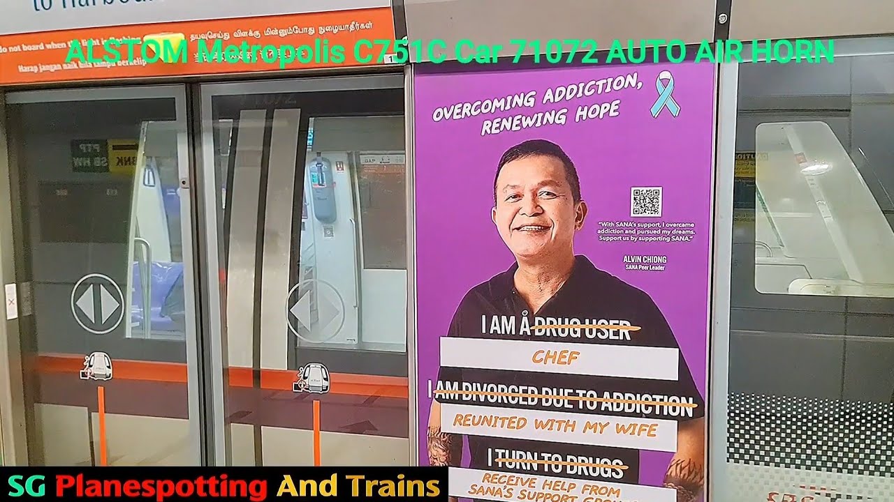 [AUTO AIR HORN] SBST NEL ALSTOM Metropolis C751C Rep Set 7071/7072 ...