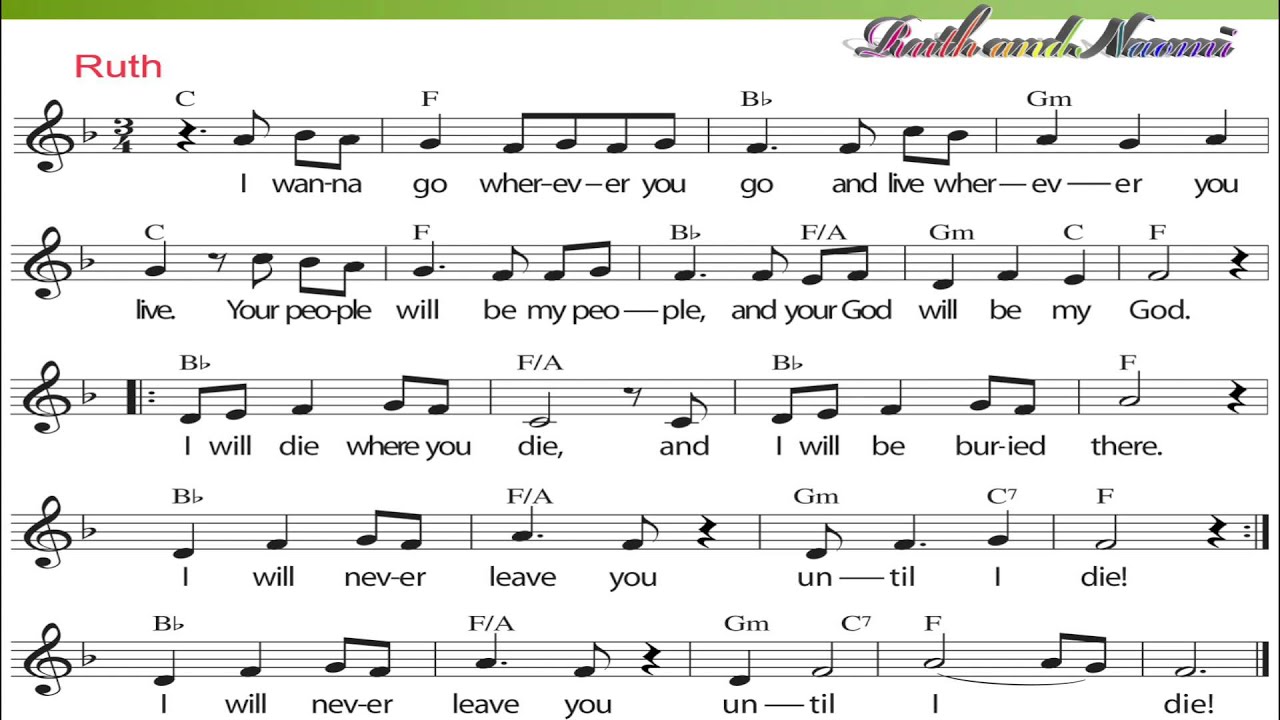 The theme song of Musical Bible Drama "Ruth & Naomi." - YouTube