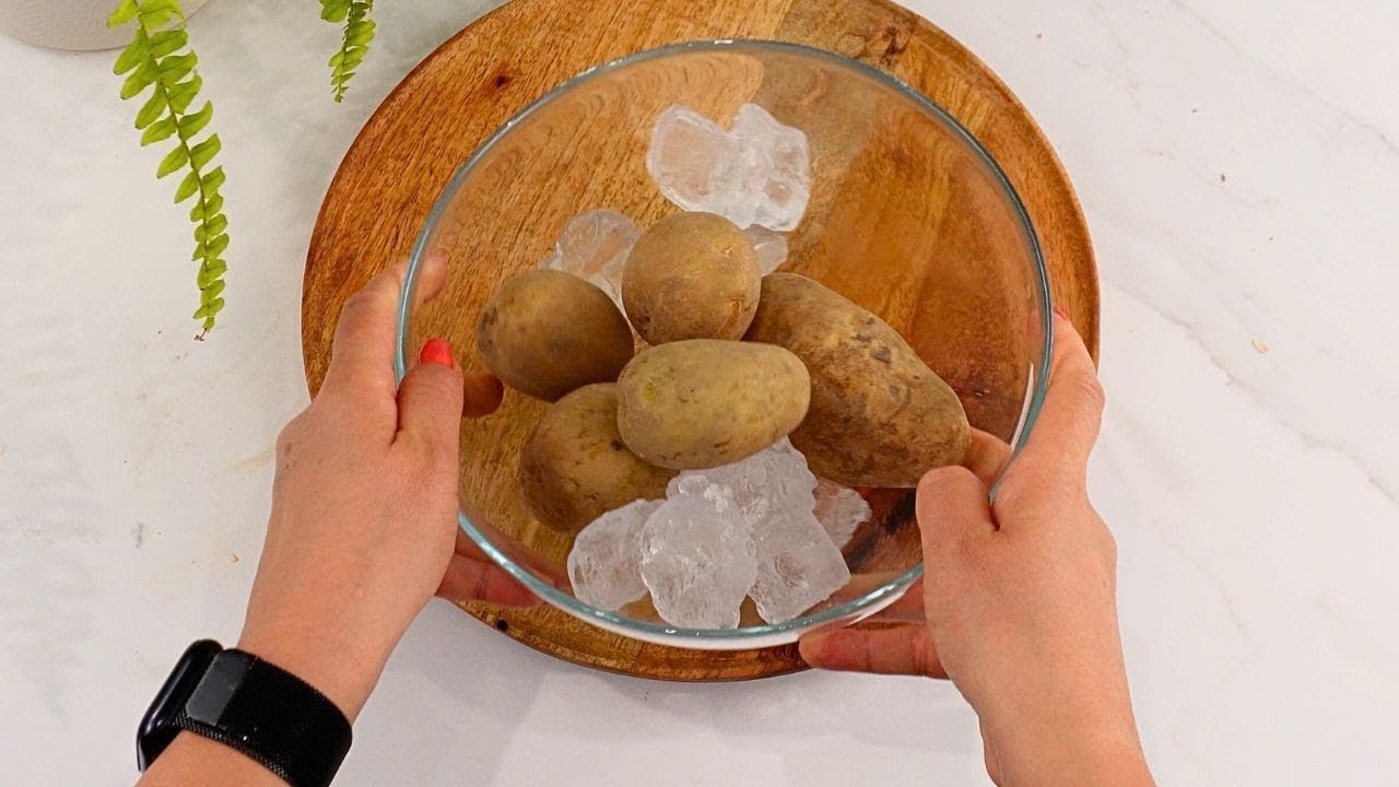 Throw Potatoes in Ice. You’ve Never Peeled Them So Easily - YouTube
