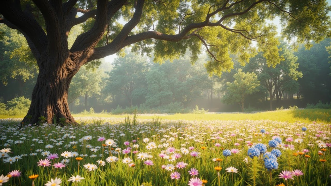 Relax & Unwind Serene Nature Scene with Beautiful Relaxing Music for ...