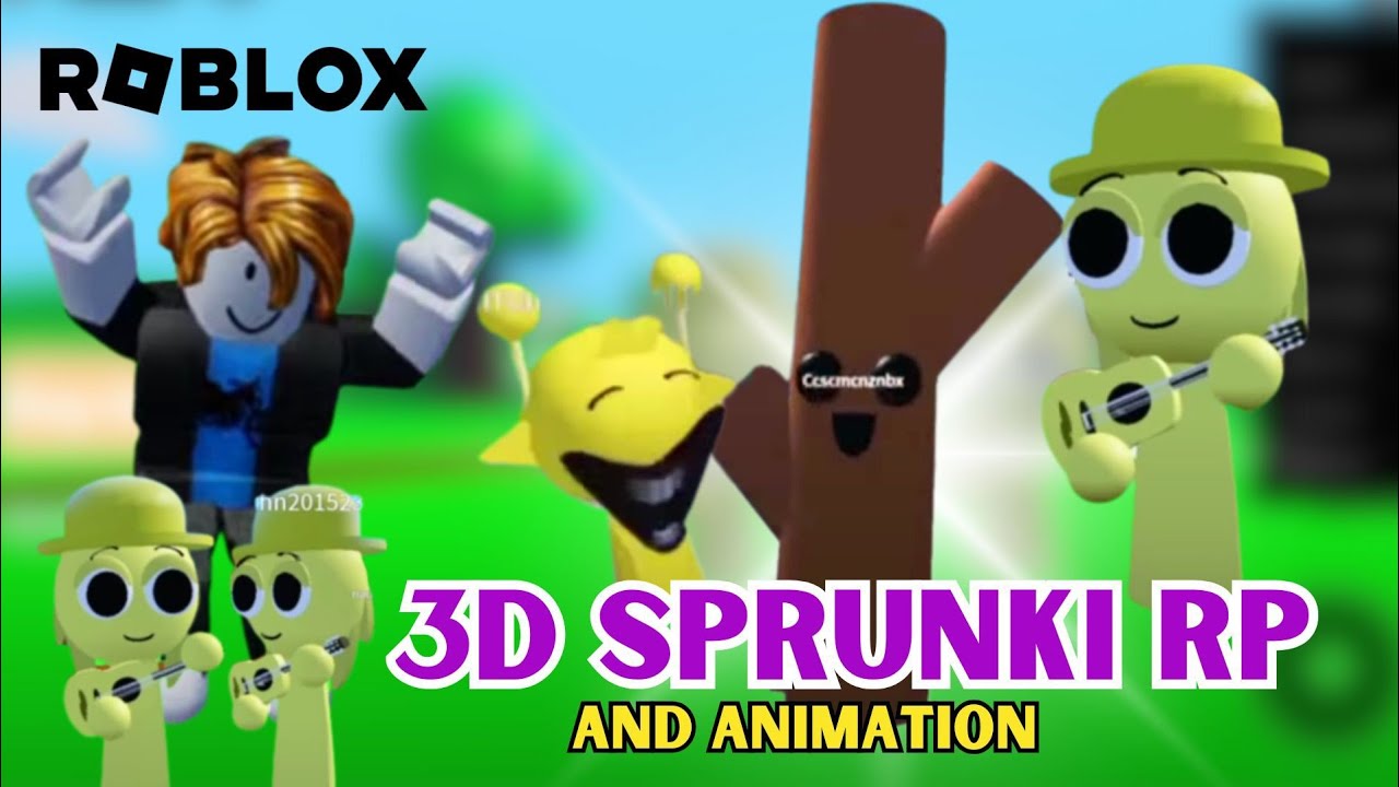 3D Sprunki RP and animation | WenWenRoblox - YouTube