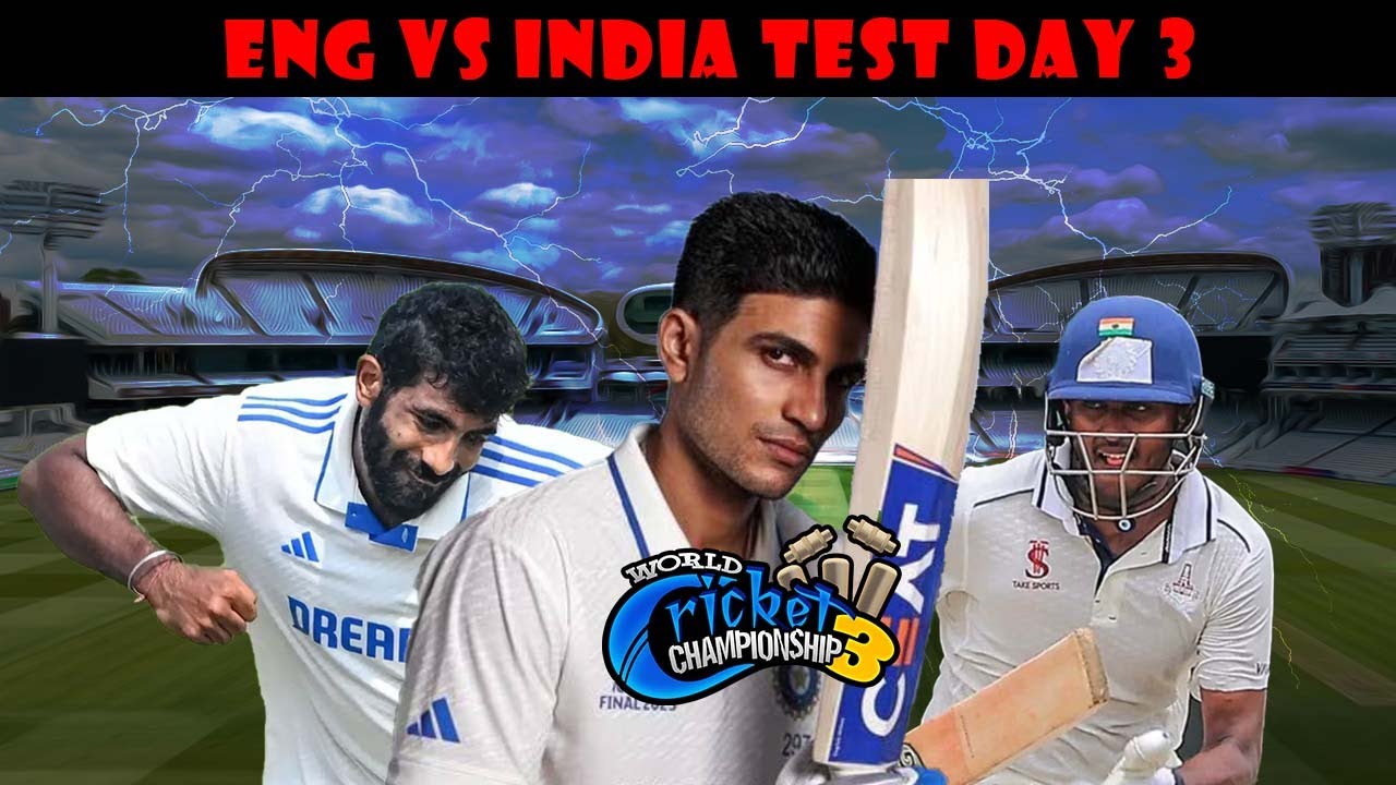 🔴 India vs England 1st Test Day 3 Live | IND Tour of ENG | IND vs ENG ...