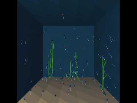 Advanced Topics in Graphics (CSC415): Boid Simulation 1 - YouTube