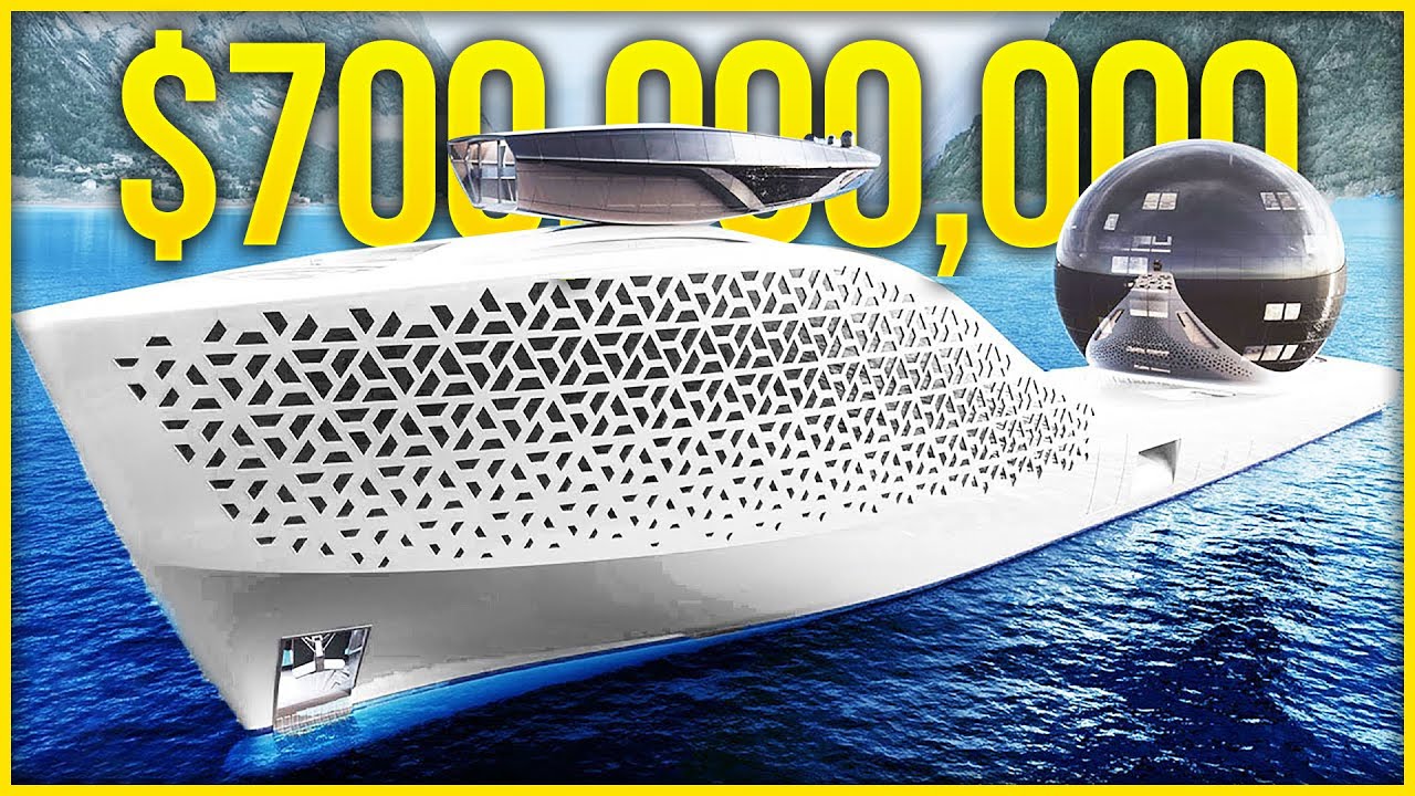 $700 Million Dollar Superyacht Earth 300 💲 World´s First Top Class ...