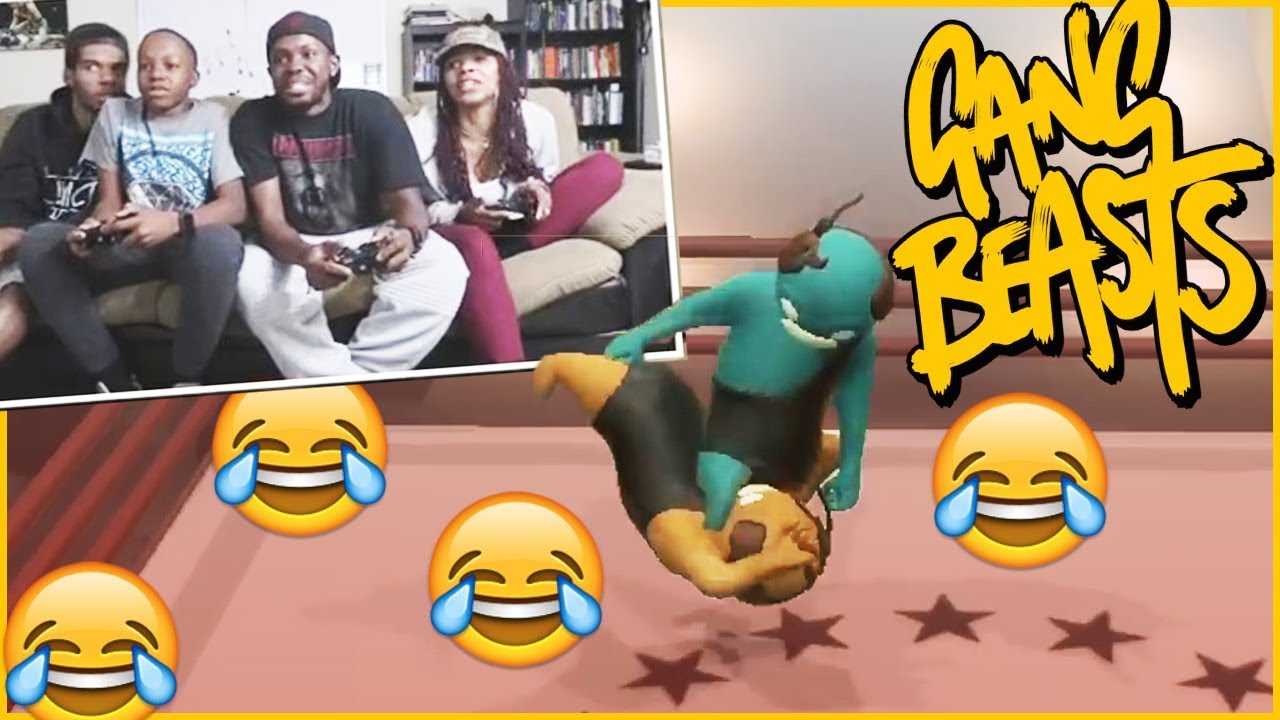 Gang Beasts Try Not To Laugh Challenge | Gang Beats Funny Moments ...