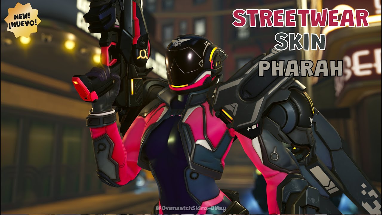 NEW STREETWEAR Phara Skin showcase | Overwatch 2 - YouTube