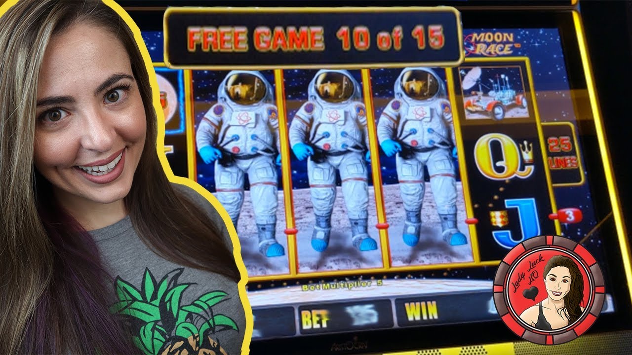 AMAZING Session on Moon Race & Tiki Lightning Link Slot Machines ...