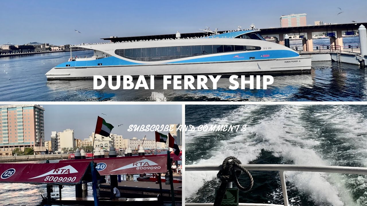 [4K] DUBAI FERRY SHIP 🚢 ramailo bhayo! chhiso hawa. Different btwn ...