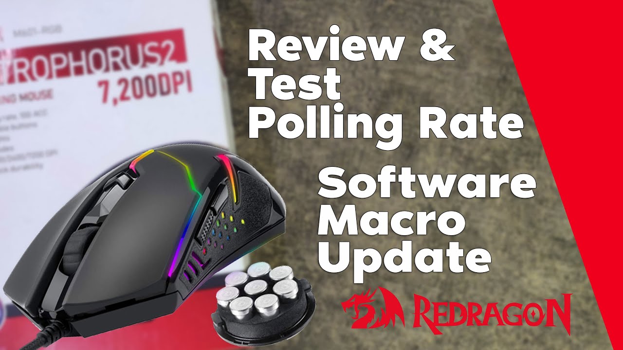 MOUSE REDRAGON M601 RBG - CENTROPHORUS 2 - YouTube