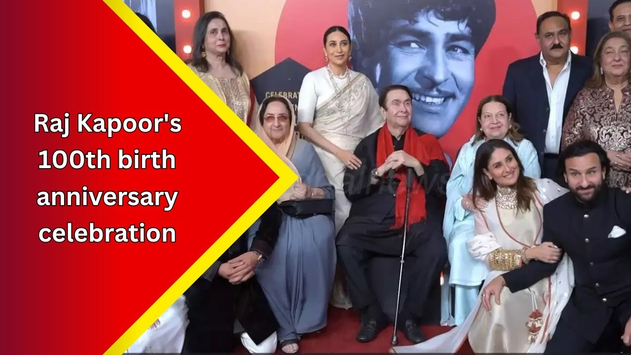 Kapoor Family celebrate legendary star Raj Kapoor’s 100th Birth ...