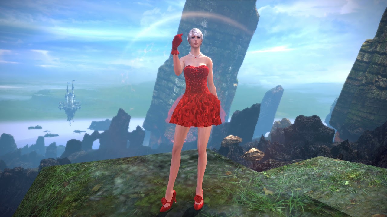 TERA - Human Female - Sanguine Cocktail Dress - YouTube