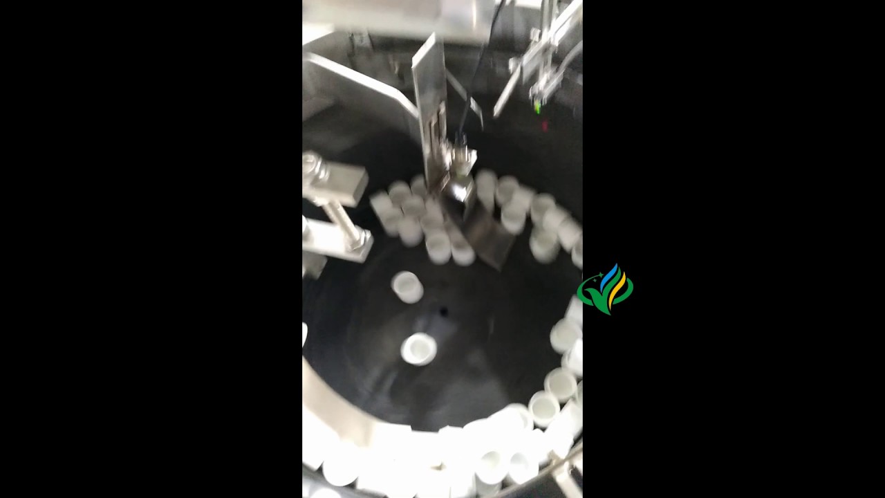 automatic cap sorter with cover elevator for linear capping machine ...