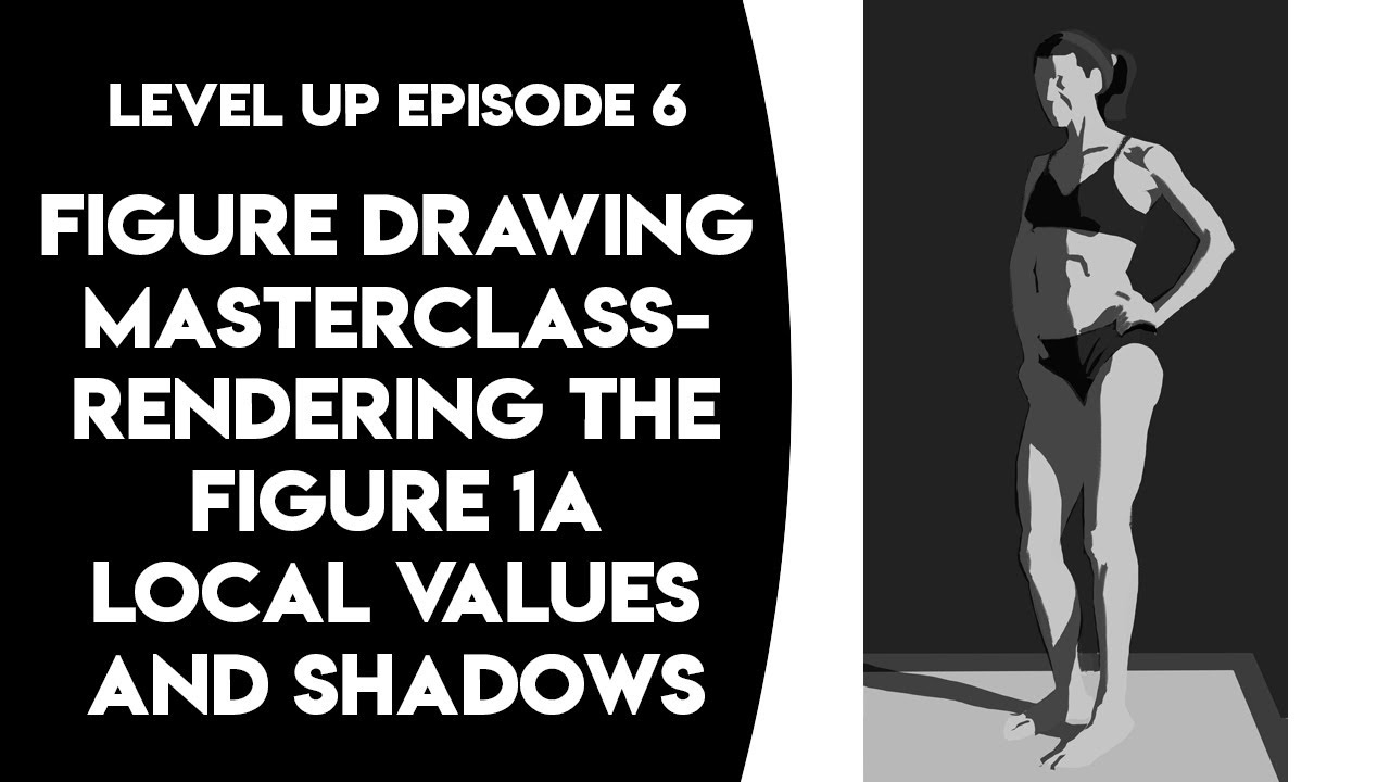 Figure drawing Master Class Stages 1 and 2 of Rendering The Figure - YouTube
