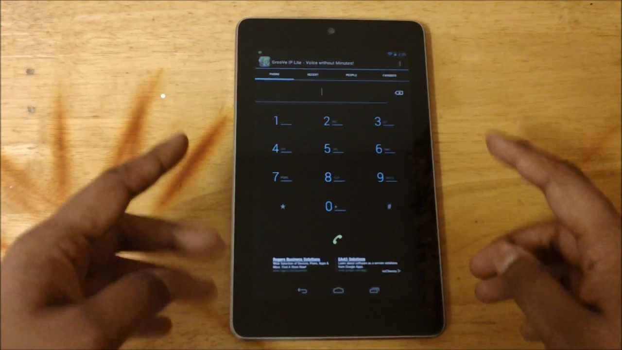 Google Nexus 7 - How To Make Phone Calls - YouTube