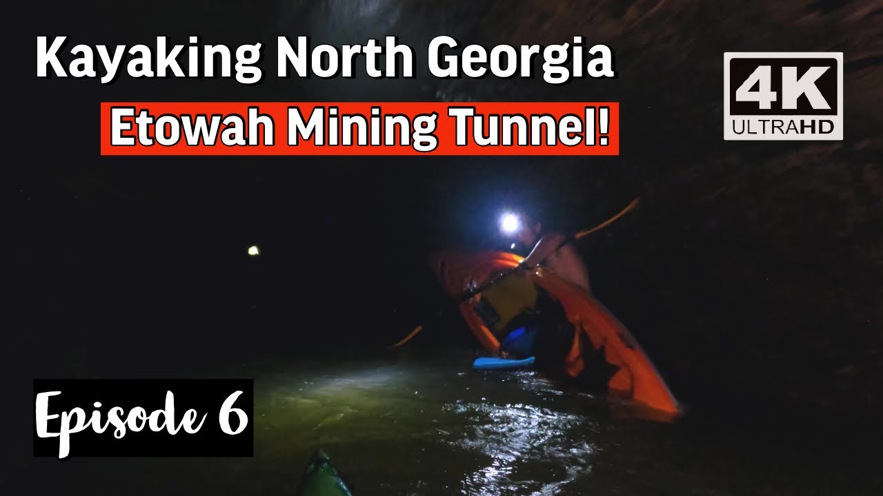 Kayaking Georgia | Etowah Mining Tunnel | Flipped in 4K! - YouTube