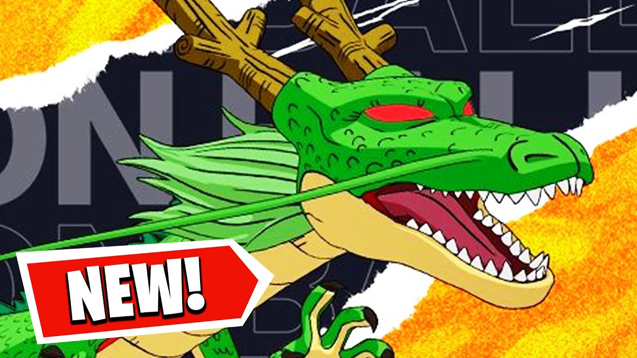 NEW Shenron Glider in Fortnite! (Lobby Showcase) - YouTube