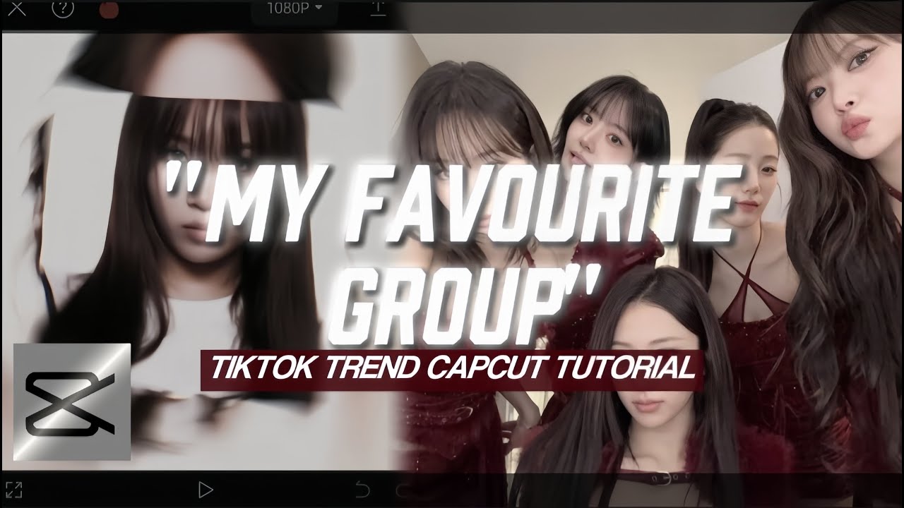 "MY FAVOURITE GROUP" TIKTOK TREND CAPCUT EDIT TUTORIAL - YouTube
