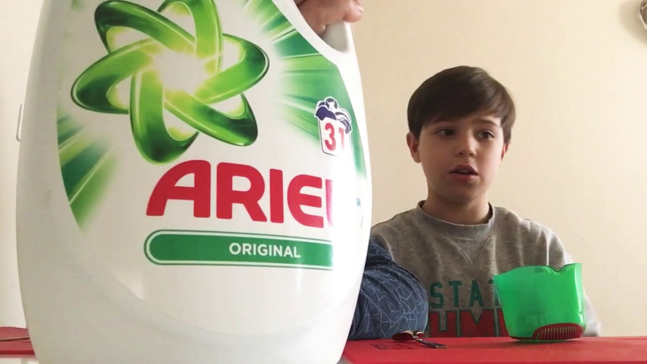 Comment faire du Slime avec de la lessive et avec du produit vaisselle ...