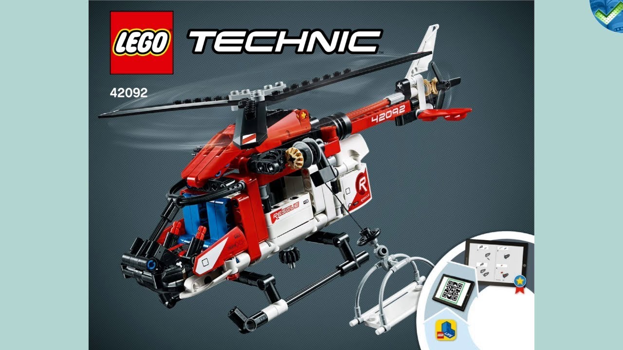 42092 A Rescue Helicopter LEGO® Technic Manual at the Brickmanuals ...