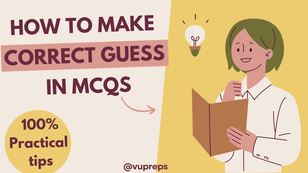 How to make a correct guess for MCQ | Tips And Tricks | How to ...