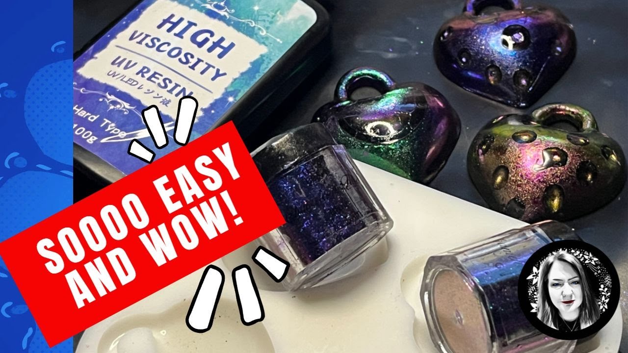 #67 STUNNING and SOOOOO easy! The Water Rain Drop Technique NEXT LEVEL resin shine! - YouTube