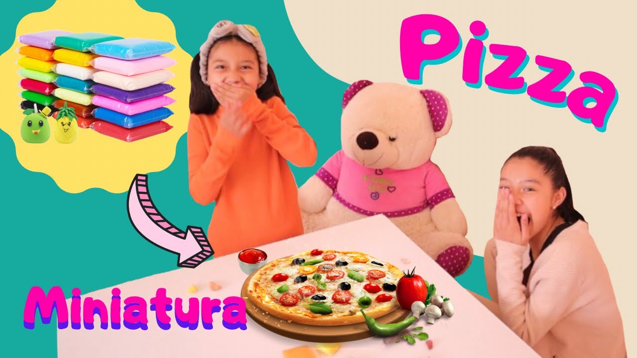 🍕 PIZZA MINIATURA con Foamy Moldeable | Las Palomares - YouTube