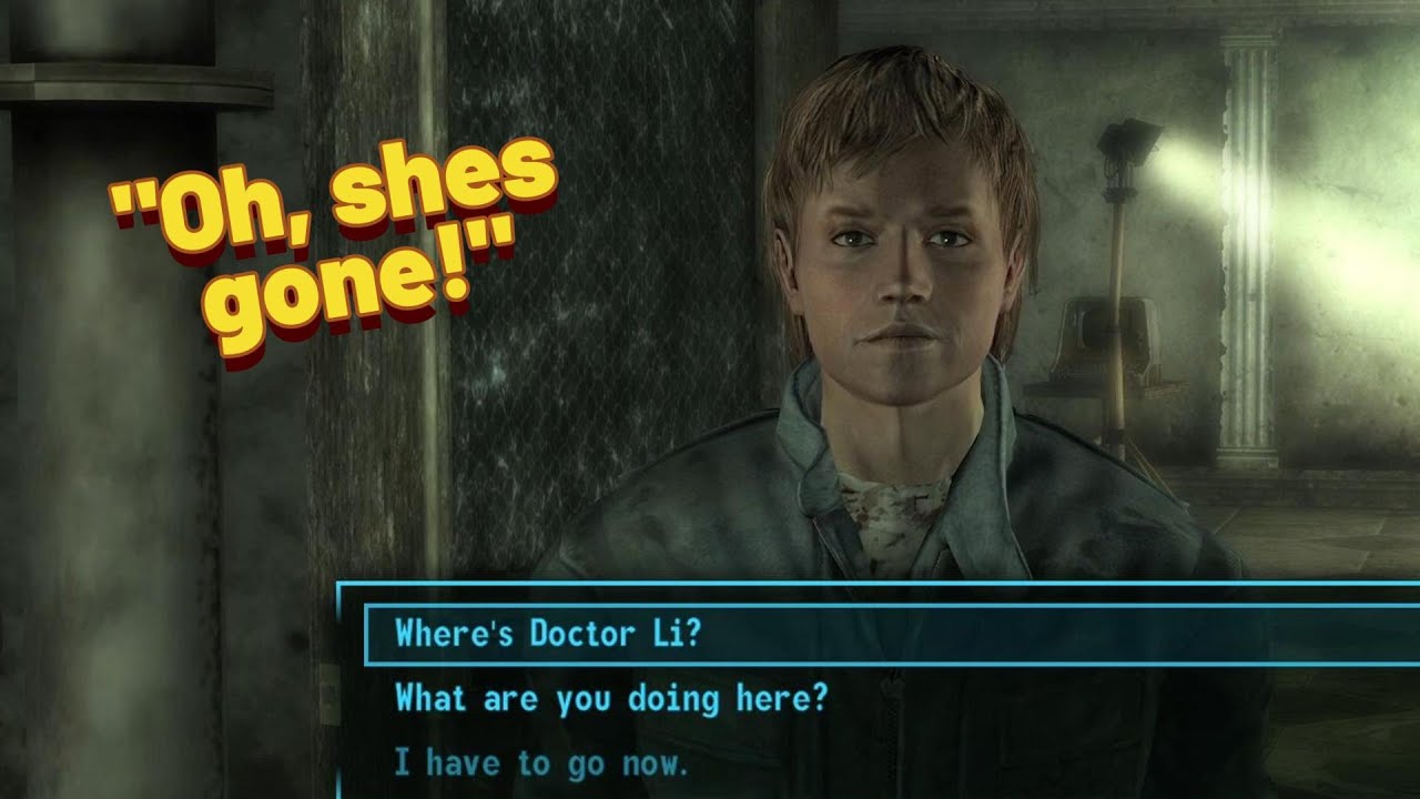 Dr Li leaves for Fallout 4 - YouTube