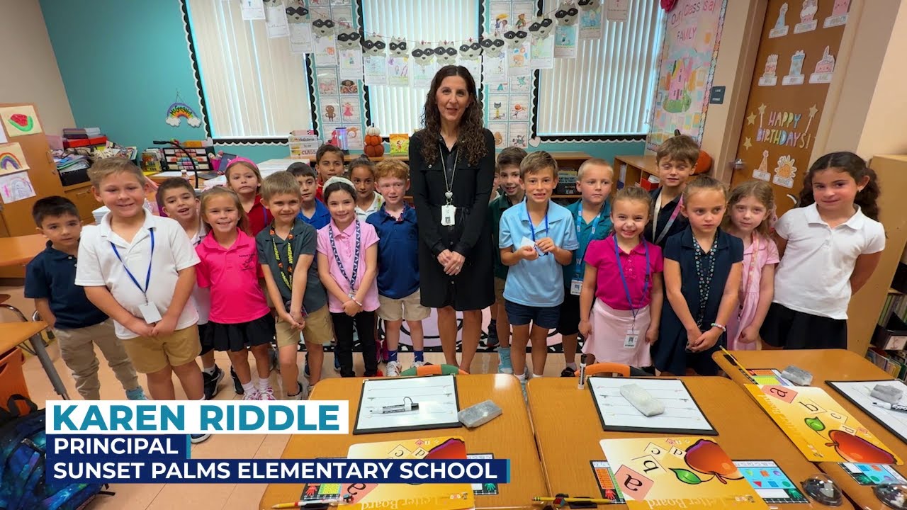 Welcome to Sunset Palms Elementary School: A Principal's Message - YouTube