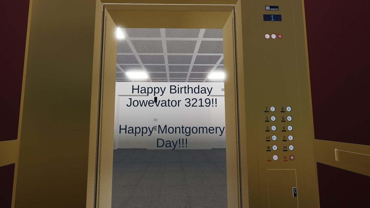 ROBLOX: HAPPY MONTGOMERY DAY!!! Every Elevator at the Montgomery ...