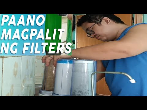 Paano magpalit ng filter sa Water Purifier / How to Change Filter in a ...