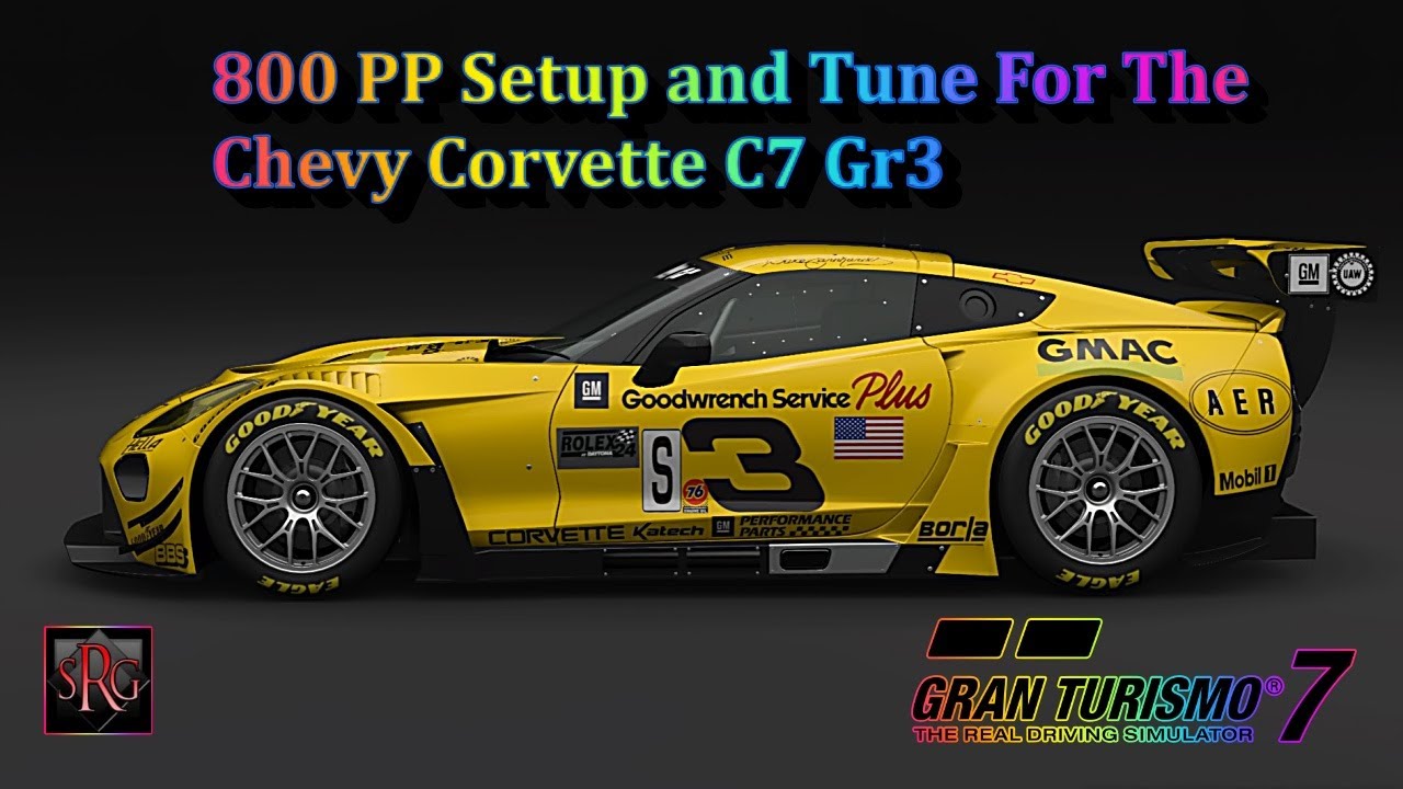 GT7 - The Best 800 PP Tune and Setup For The Chevy Corvette C7 Gr3 ...