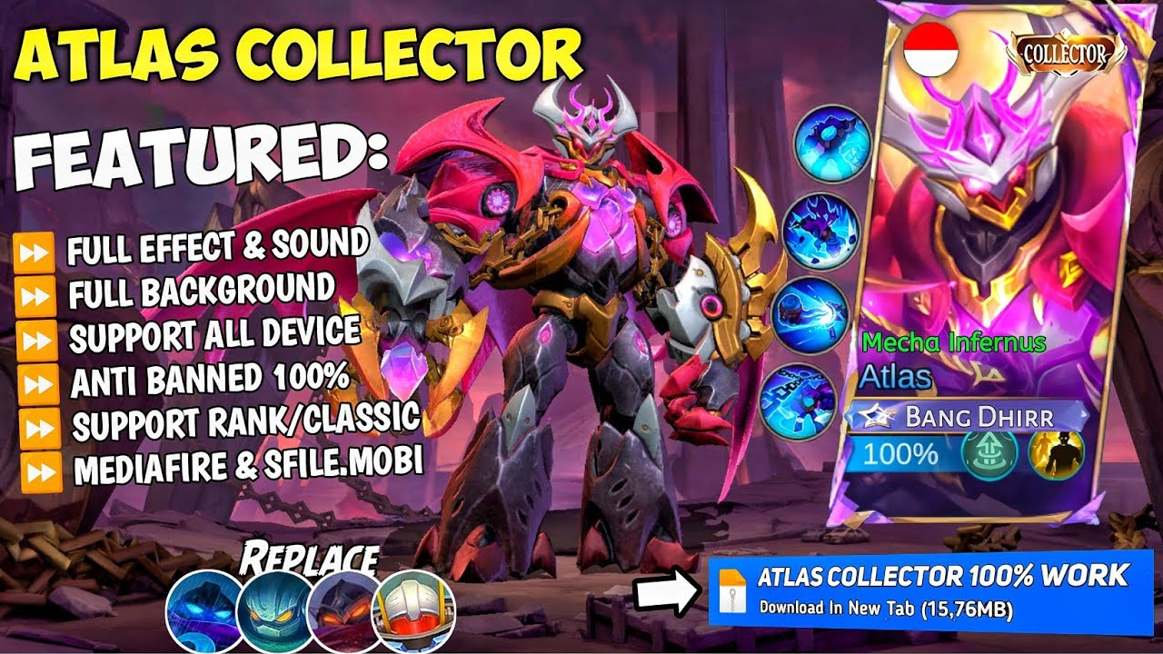 NEW Script Atlas Collector No Password | Full Effect & Sounds | Update ...