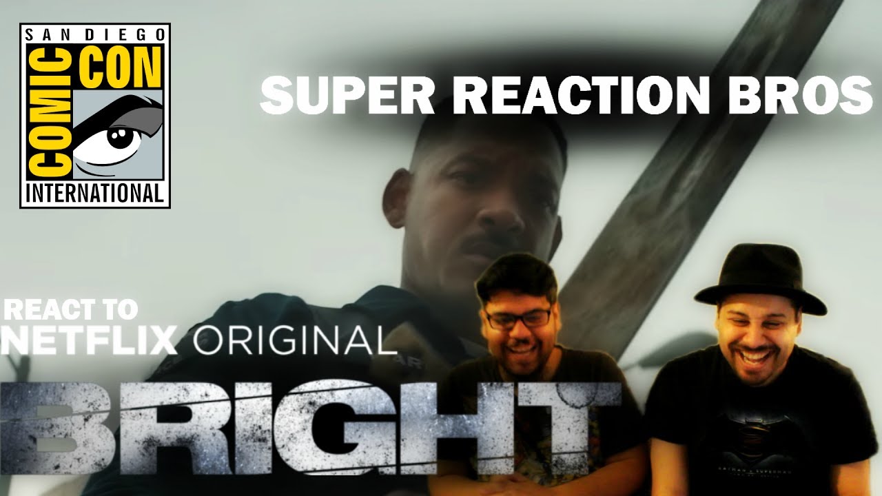 SUPER REACTION BROS REACT & REVIEW Bright Official Trailer!!!! - YouTube