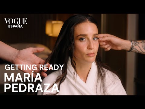 María Pedraza: así se preparó para el Lancôme Skin Science Club | Getting Ready | VOGUE España