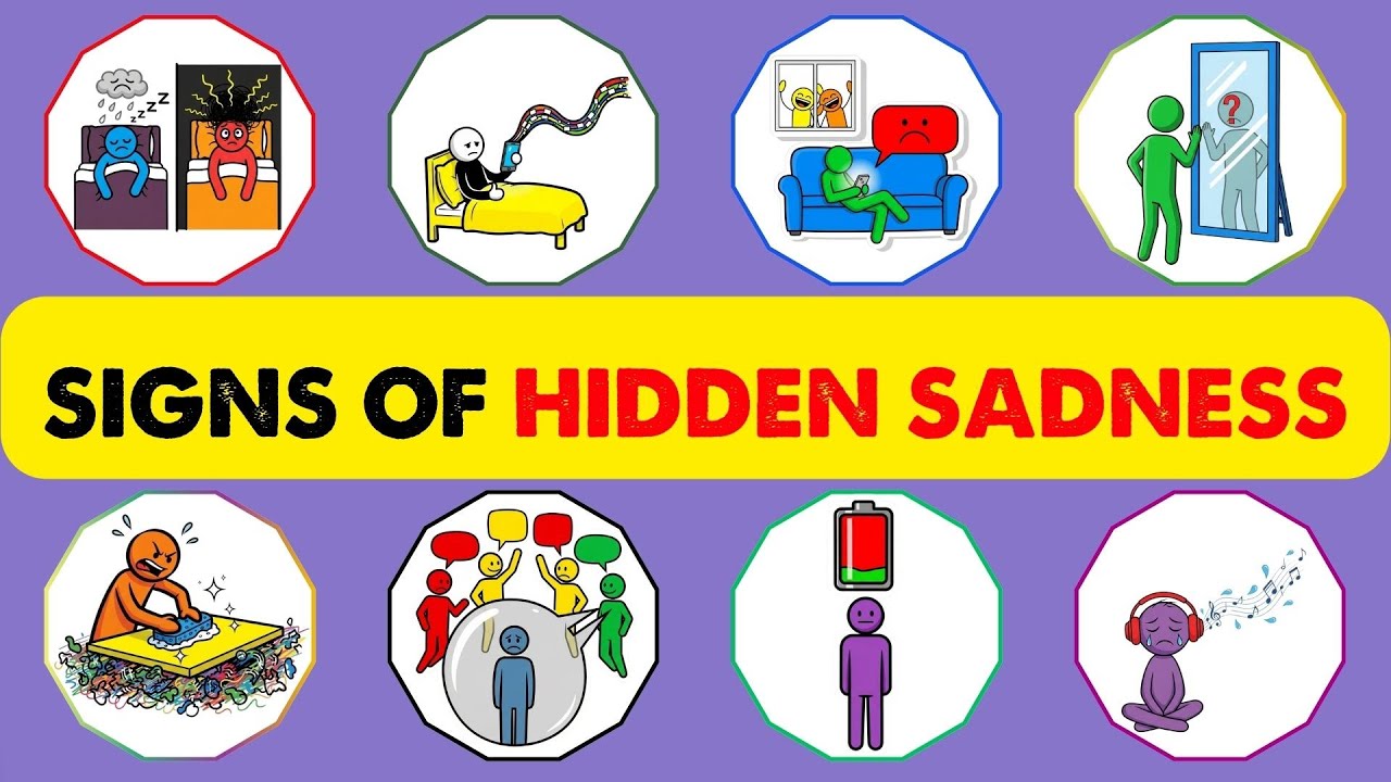 9 Habits That Reveal Hidden Sadness - YouTube