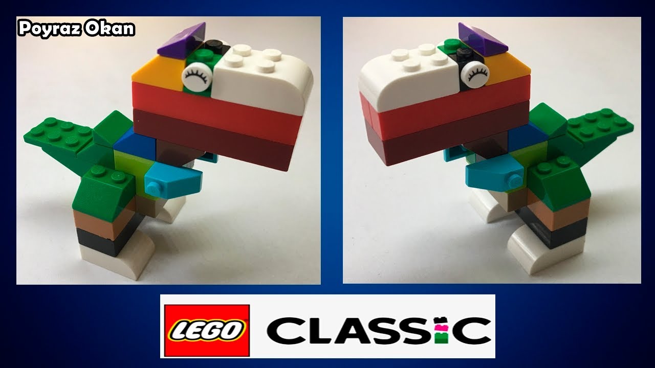 LEGO Classic 10698 Tuğlaları İle Dinozor Trex Nasıl Yapılır? / LEGO ...